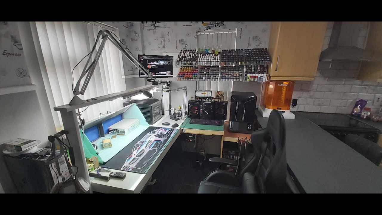 HOBBY ROOM SETUP - YouTube