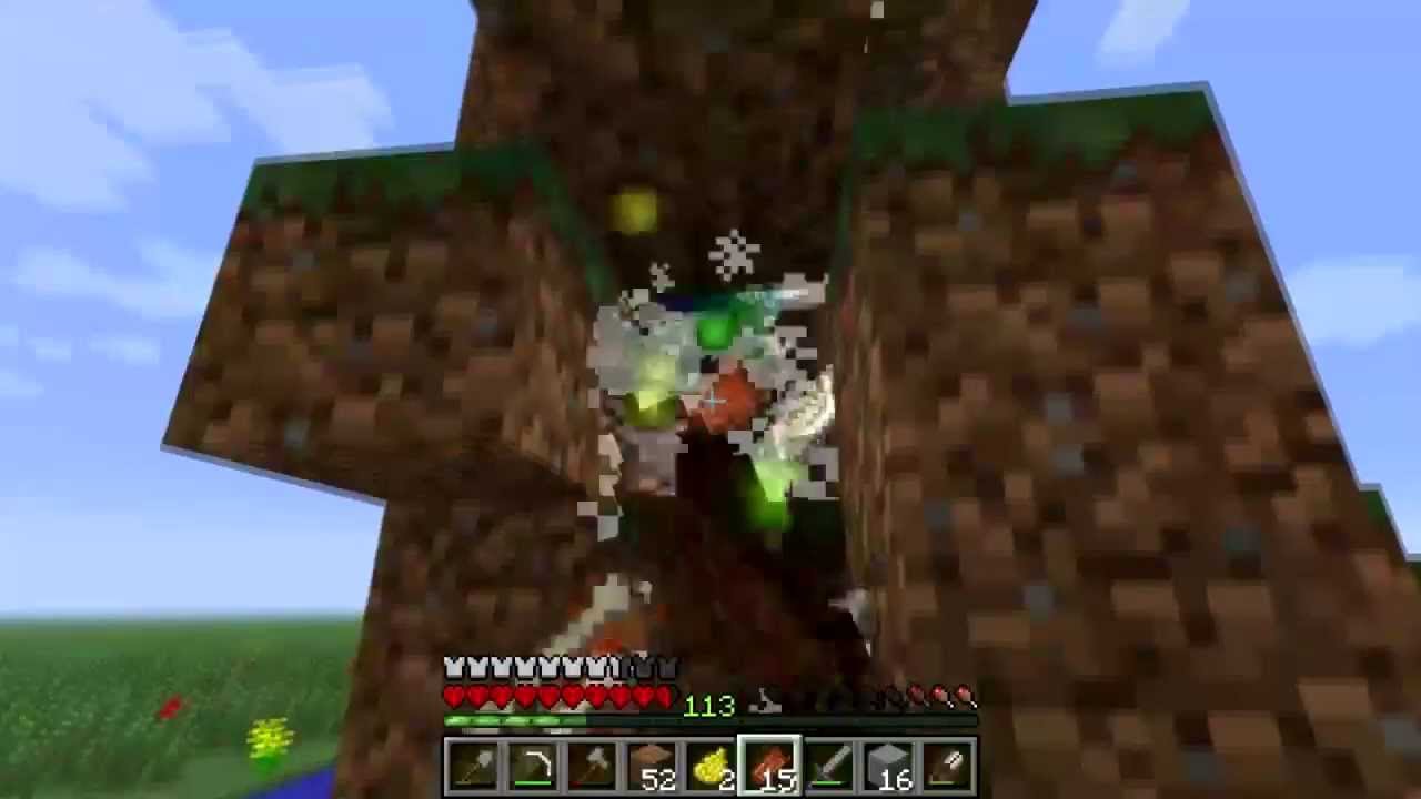 Minecraft Caveman Challange Proof part 3 - YouTube