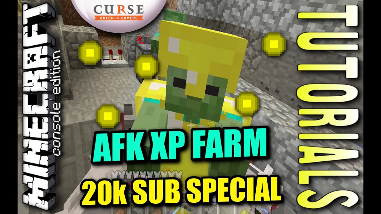 Minecraft - AFK XP FARM - AUTOMATIC - Tutorial ( PE /PS4 / XBOX / PS3 ...
