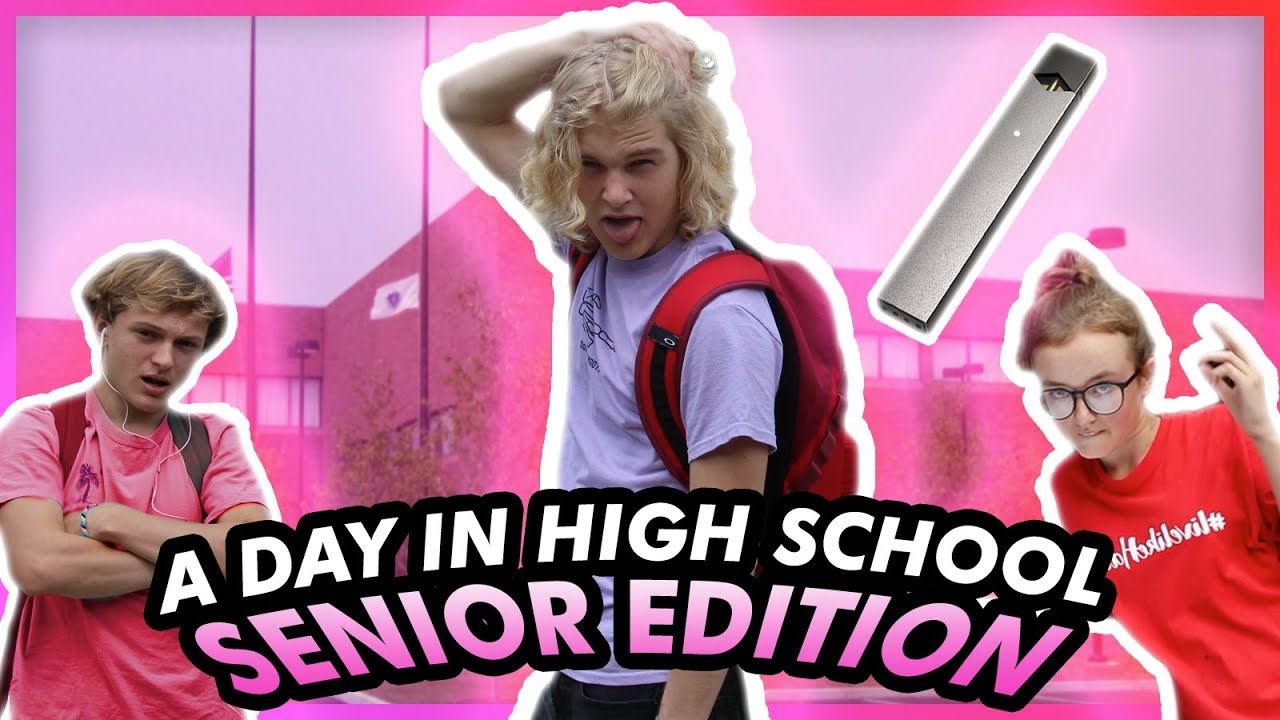 FIRST DAY OF HIGH SCHOOL VLOG (Senior Edition) - YouTube