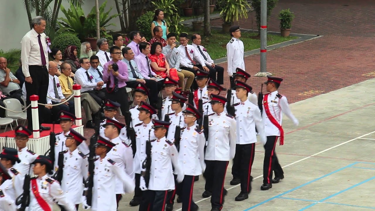Beatty Secondary School AA March Past 2013 - YouTube