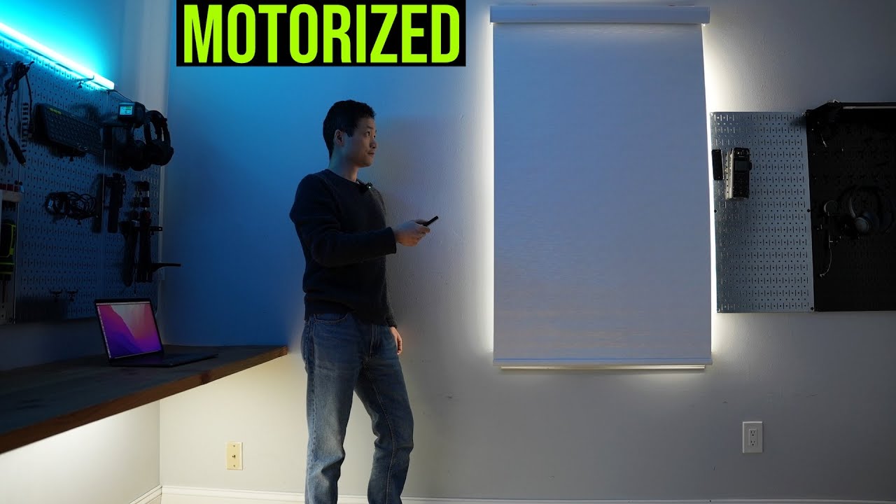 Studio Lighting Control with Motorized Blinds from Yoolax - YouTube