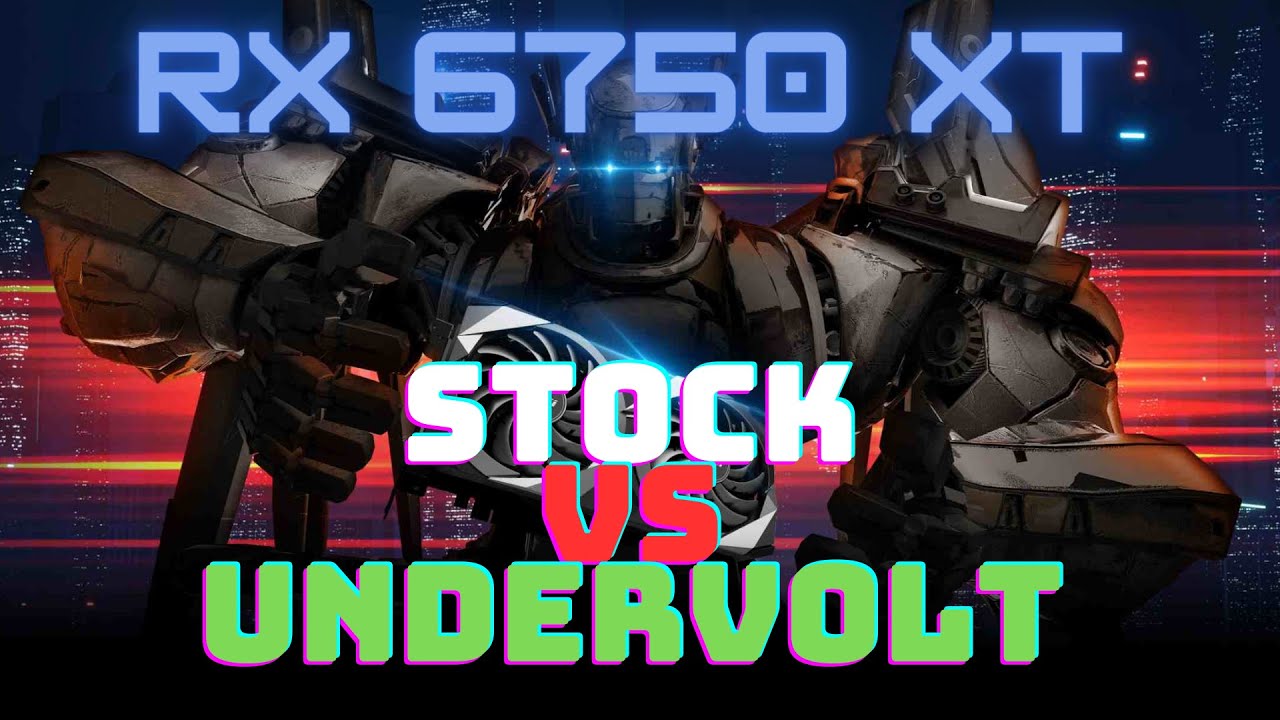 Rx 6750 XT - AMD Adrenalin - Stock vs Undervolt - YouTube