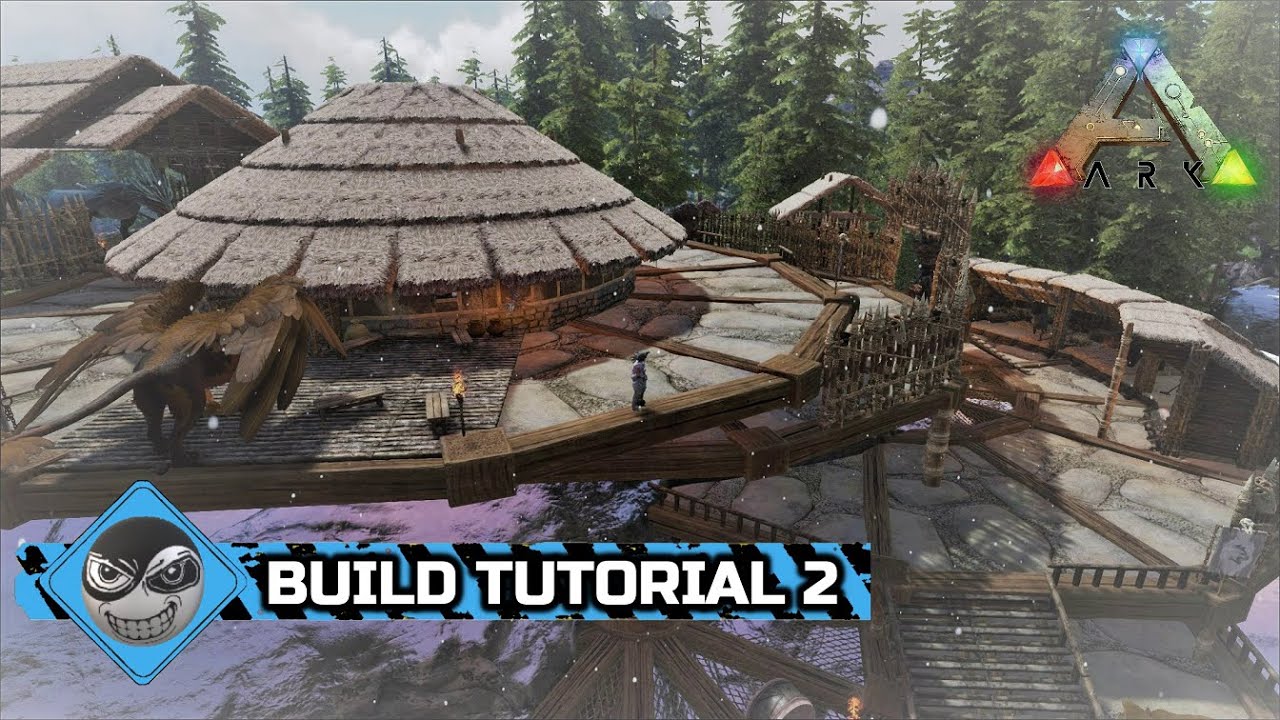 ARK: Survival Evolved - How to build a Base - Roundhouse Structures ...
