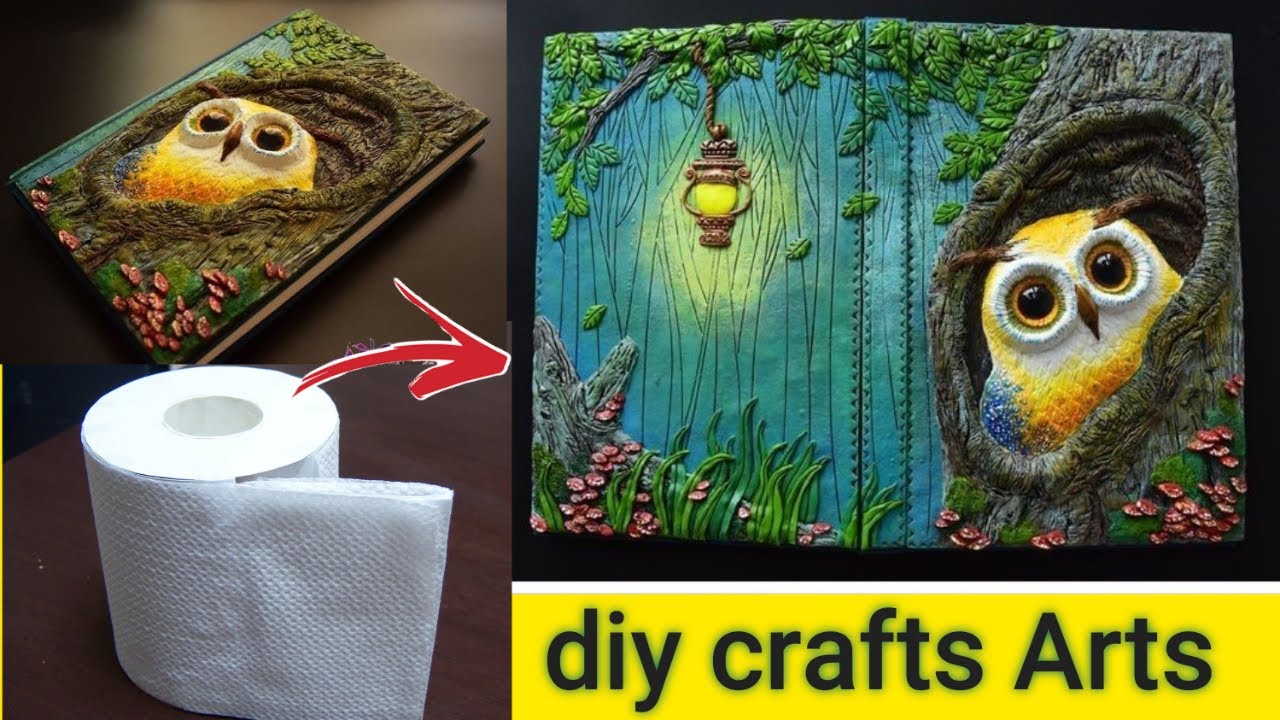 DIY . Notepad Decor Idea Notebook Cover / 3d Notepad Decor of DIY Paper ...