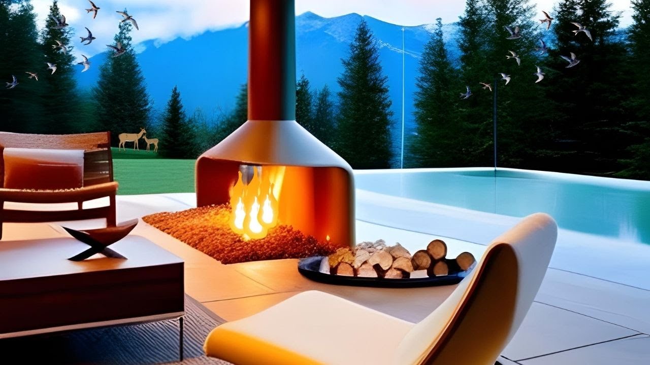 Escape to Nature: Enjoy the Sound of Crackling Fire Pit and Birds ...
