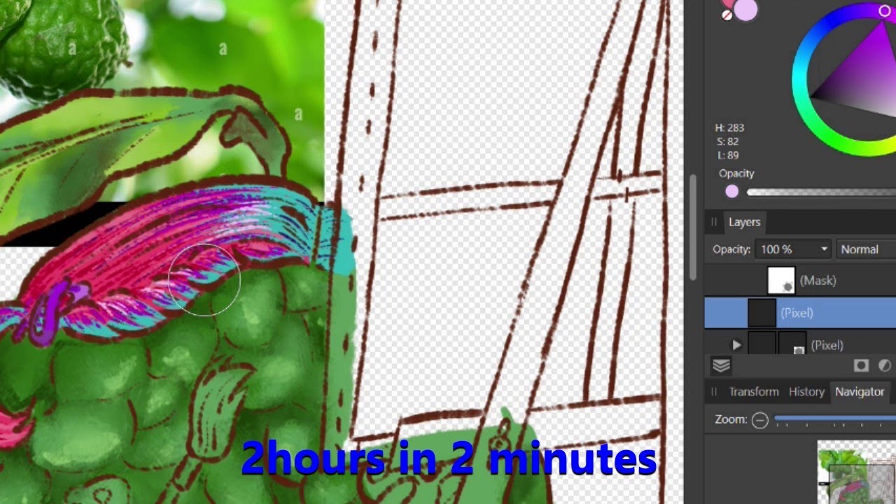 Time lapse of Artist Portrait: 2 hours in 2 minutes! - YouTube