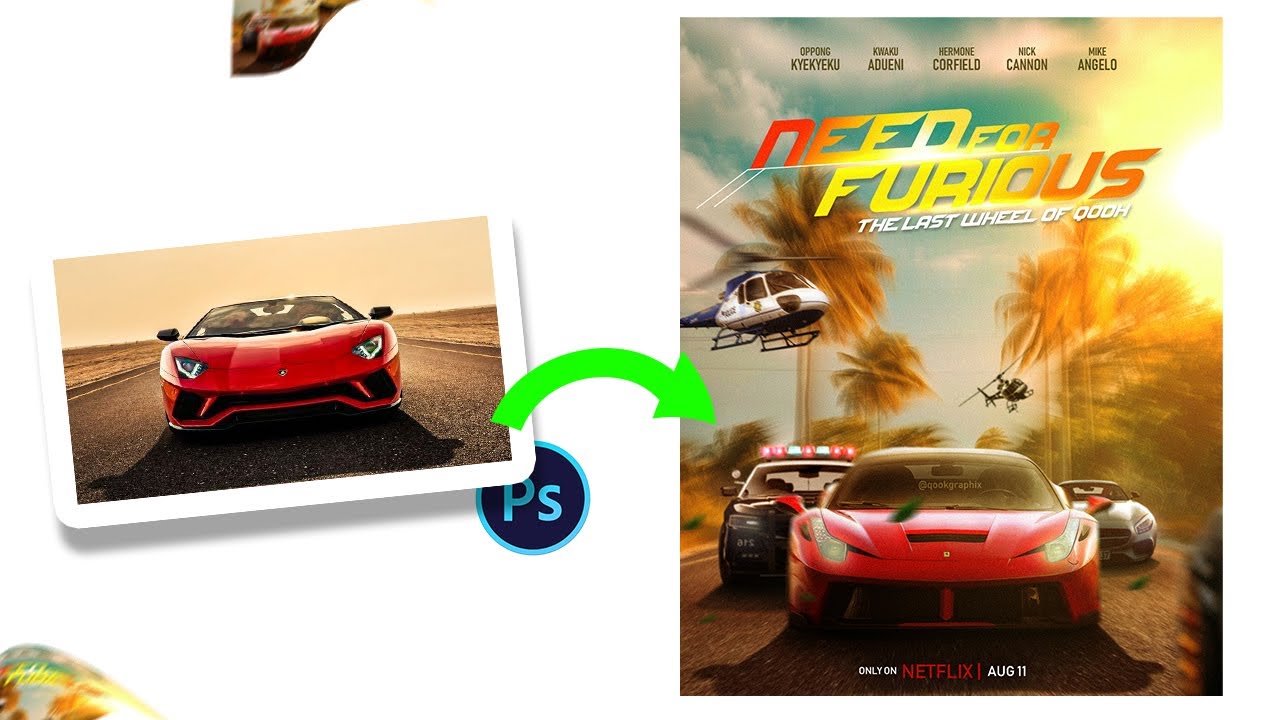 Let's Design A Creative Movie Poster in Adobe Photoshop - YouTube