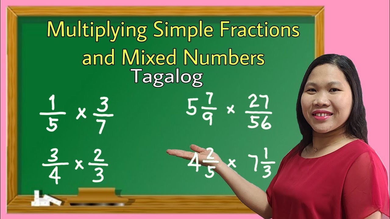 Multiplying Simple Fractions and Mixed Numbers - YouTube