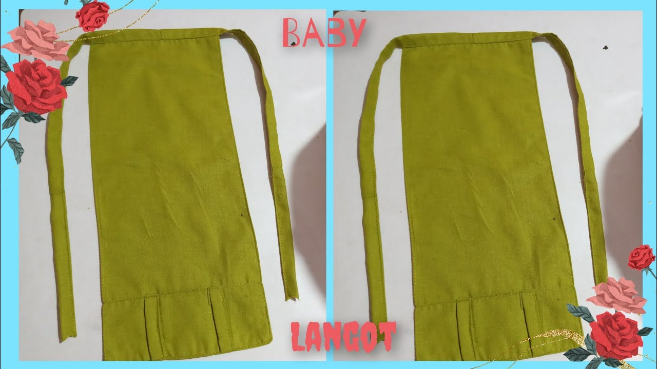 छोटे बच्चों का लंगोट डायपर,How to sew Baby Langot Diaper at home in ...