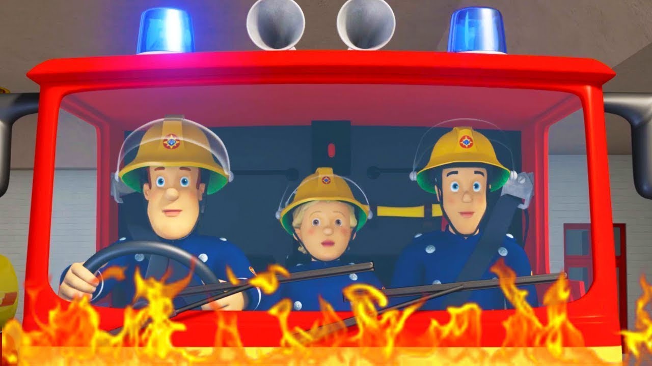 Brandweerman Sam Nederlands 🌟🔥Gebruik de brandweerwagen 🚒Compilatie ...