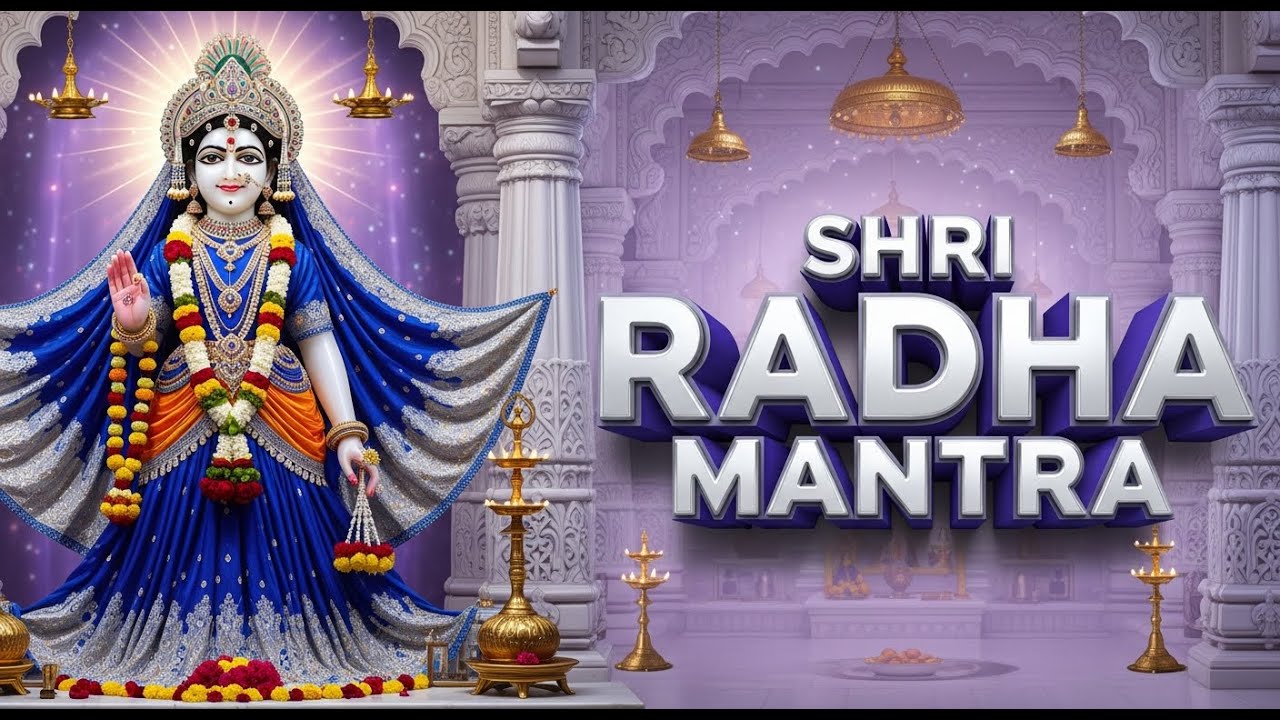 Shri Radha Mantra Chanting | श्री राधा मंत्र जाप for Peace, Love ...