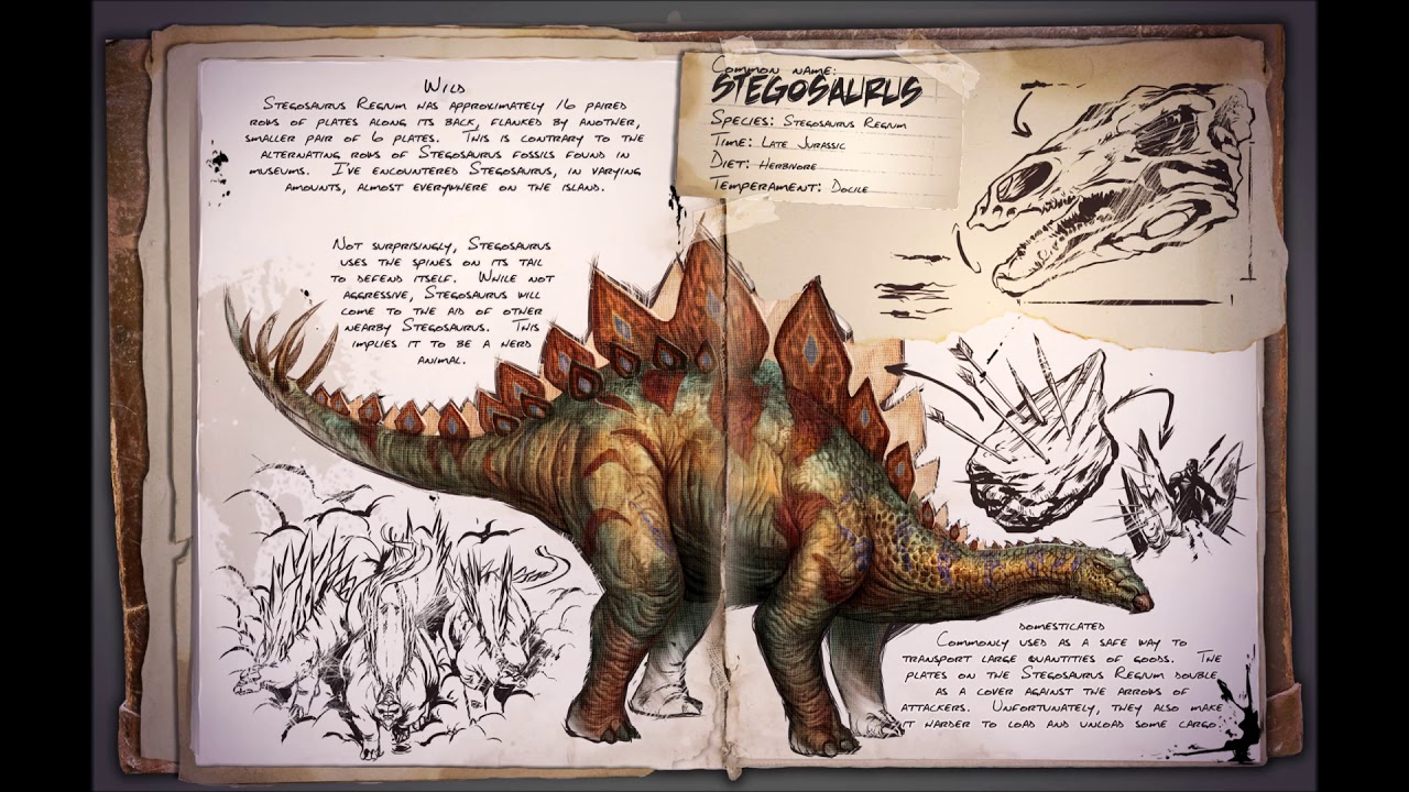 ARK: Survival Evolved (Stegosaurus Sound Effects) - YouTube