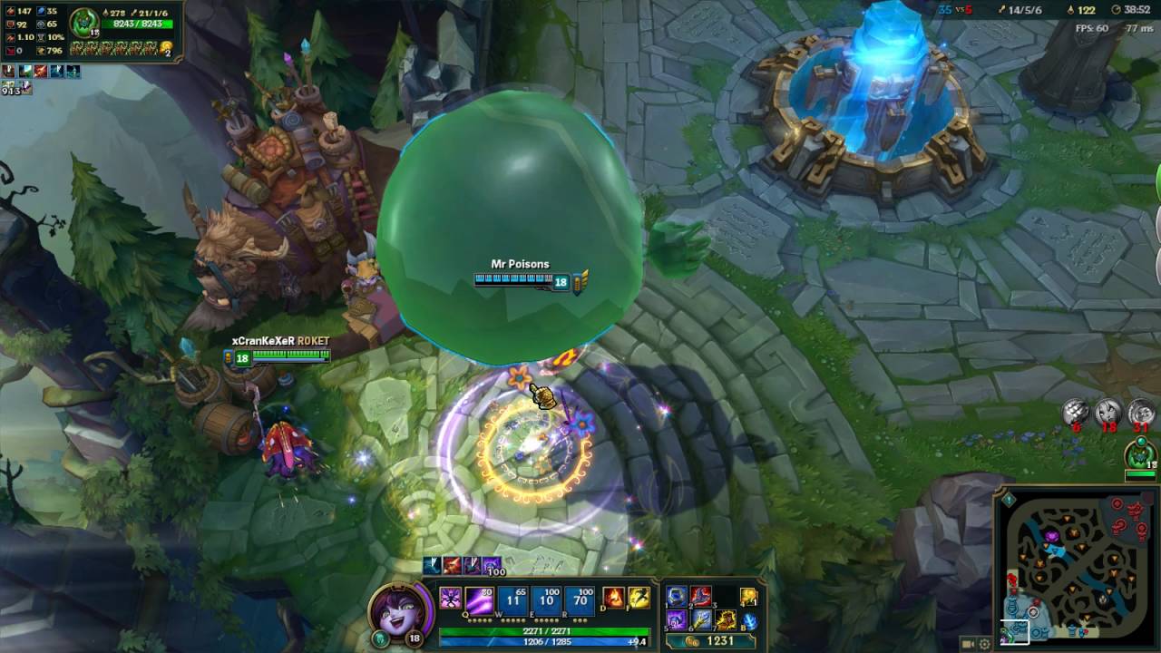 Lol Zac 6 Warmog + Lulu Ulti - YouTube