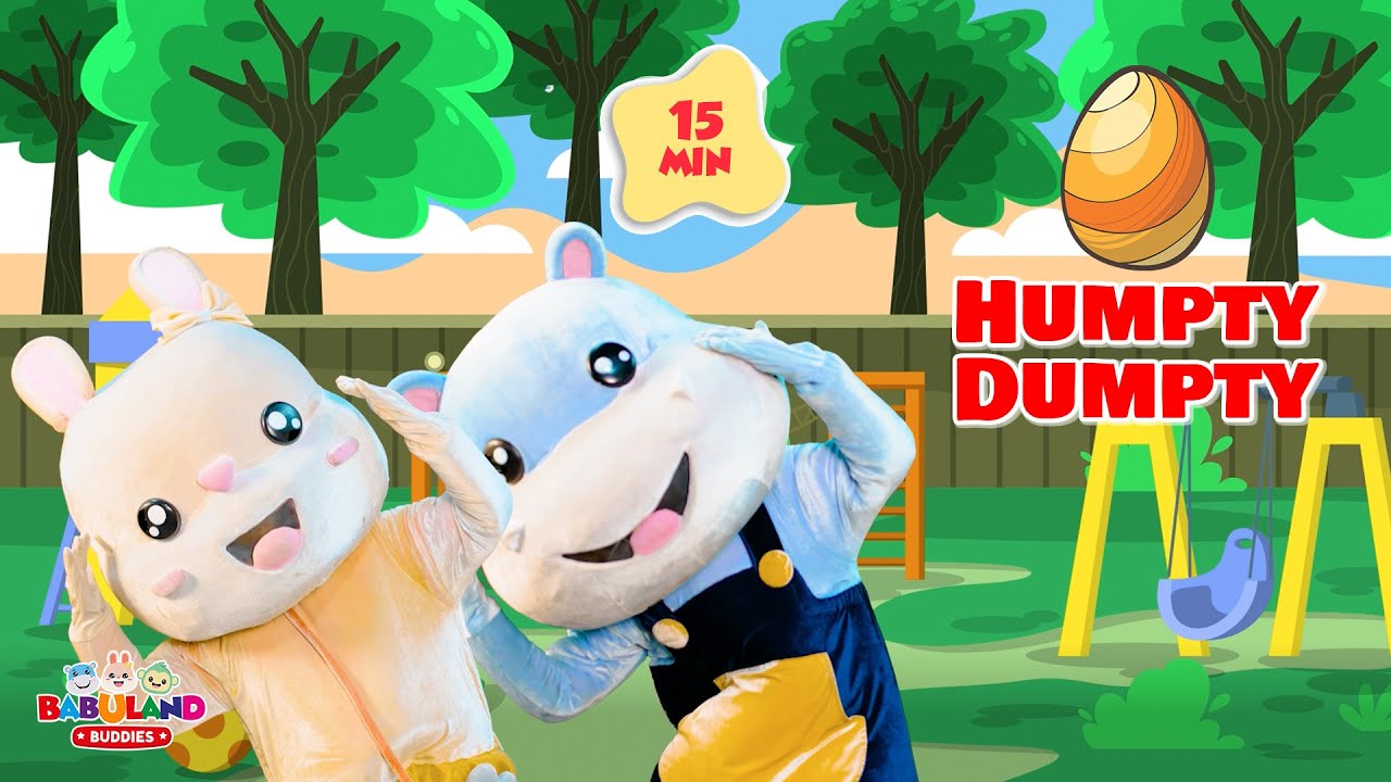 Humpty Dumpty | 15 MIN LOOP | Kids Songs and Nursery Rhymes | Babuland ...