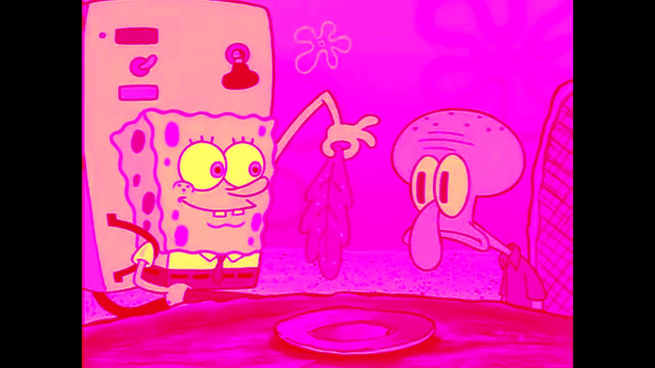 SpongeBob SquarePants Season 1 Episode 1B in Red, Pink, & Yellow ...