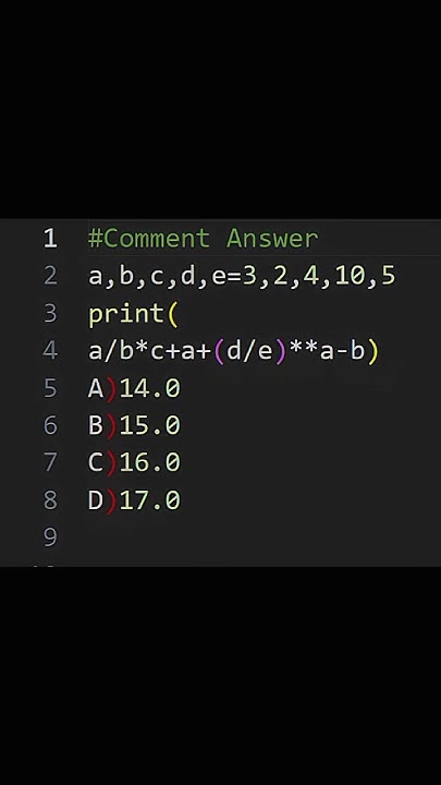 Comment Answer Education Python Shortvideo Quiz Webdevelopment Dailyquiz Short Ytshorts