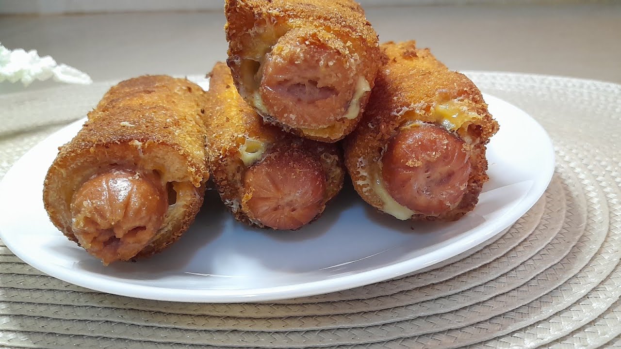 Most Famous Bread Roll Recipe| Corn dog recipe - YouTube