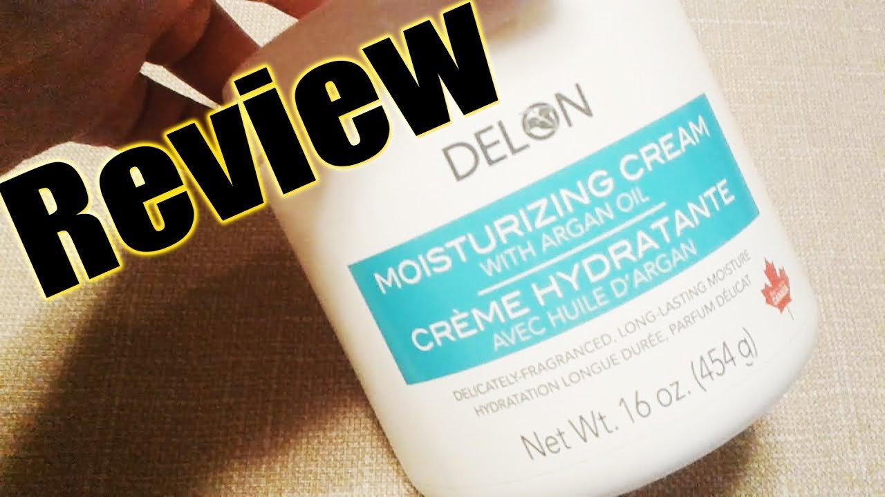 delon moisturizing cream with argan oil, completed random review - YouTube