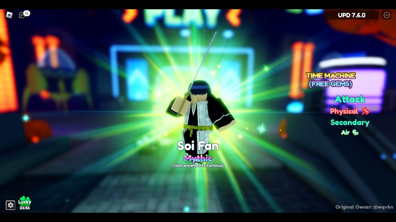 Roblox Anime Adventures Pulling Got New Limited Mythic Soi Fan - YouTube