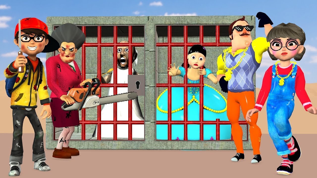 Scary Teacher 3d Game Scary Teacher 3d Vs Squid Game Scary Teacher