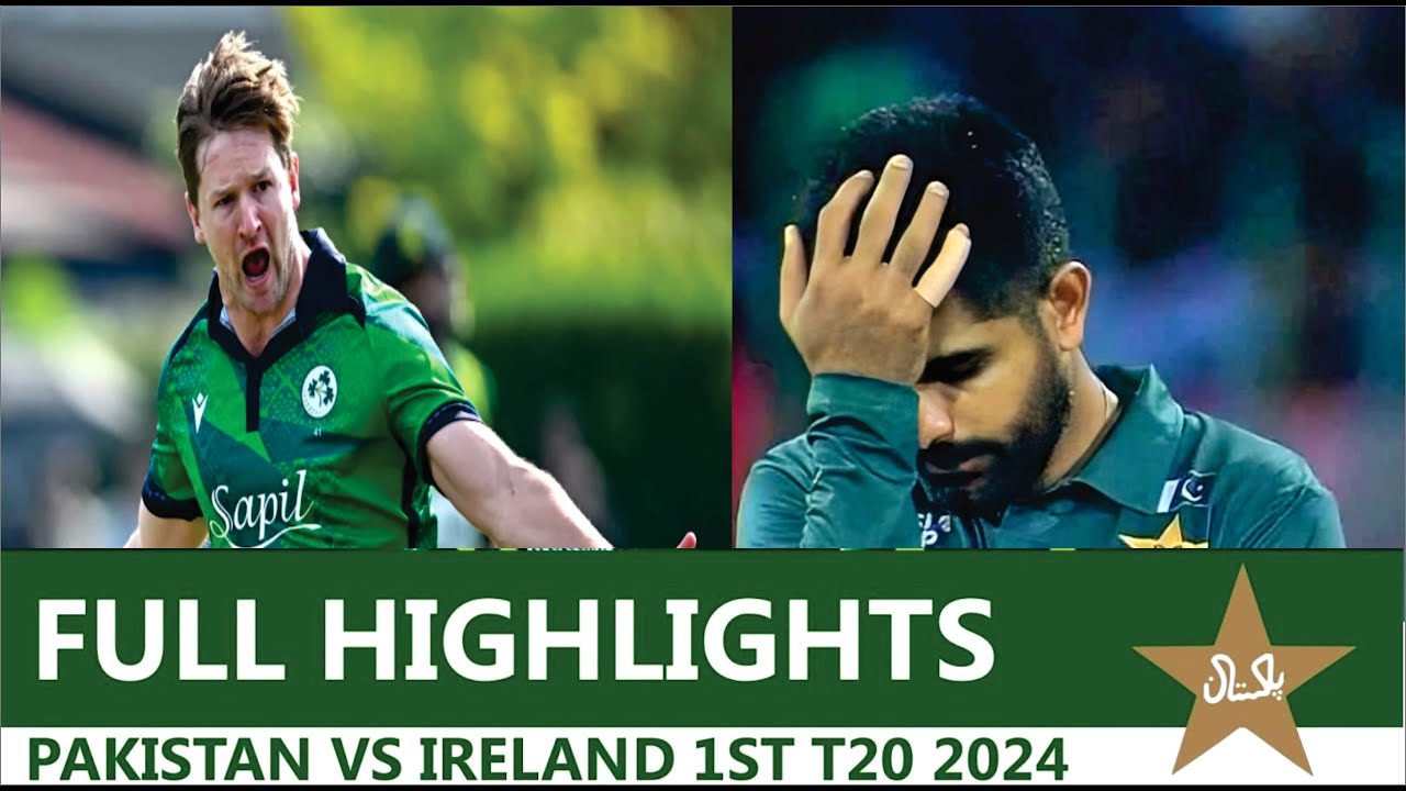 Pakistan vs Ireland 1st T20 Full Highlights 2024 | PAK vs IRE Full ...