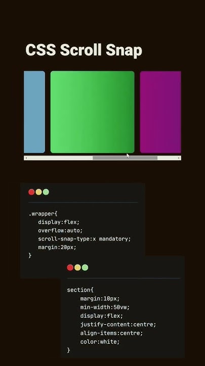 Css Scroll Snap Html Css Cyber Tech Ai Html Htmlcssjavascript Html5 Webdesign Viralvideo