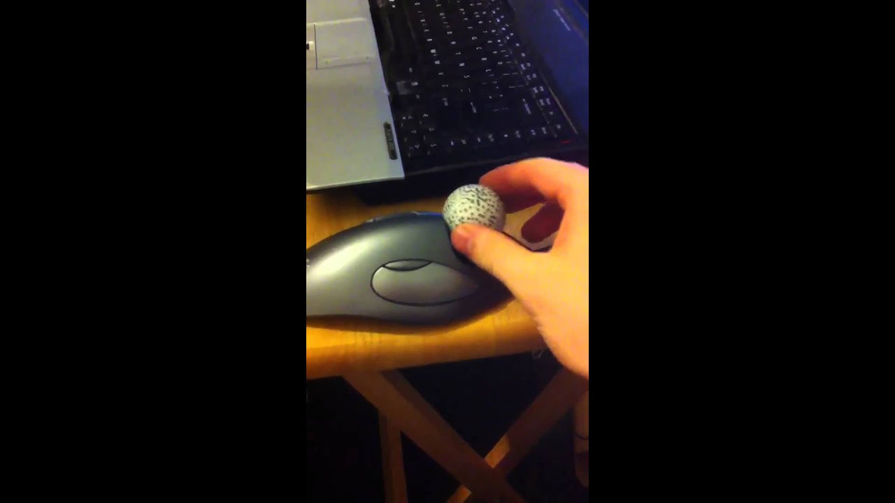 trackball marble replacement - YouTube
