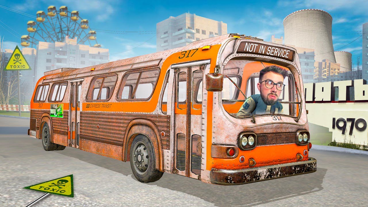 TRANSPORTO A TRABAJADORES A CHERNOBIL 🏭 | Bus World - YouTube