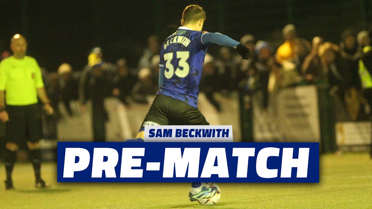 Sam Beckwith Ahead Of Forest Green Rovers - YouTube