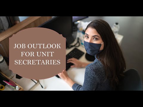 What Is The Job Outlook for Unit Secretaries? - YouTube