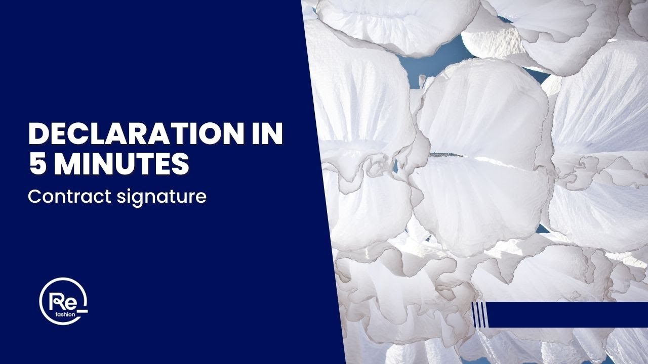 Declaration in 5 minutes: Signing the contract - YouTube
