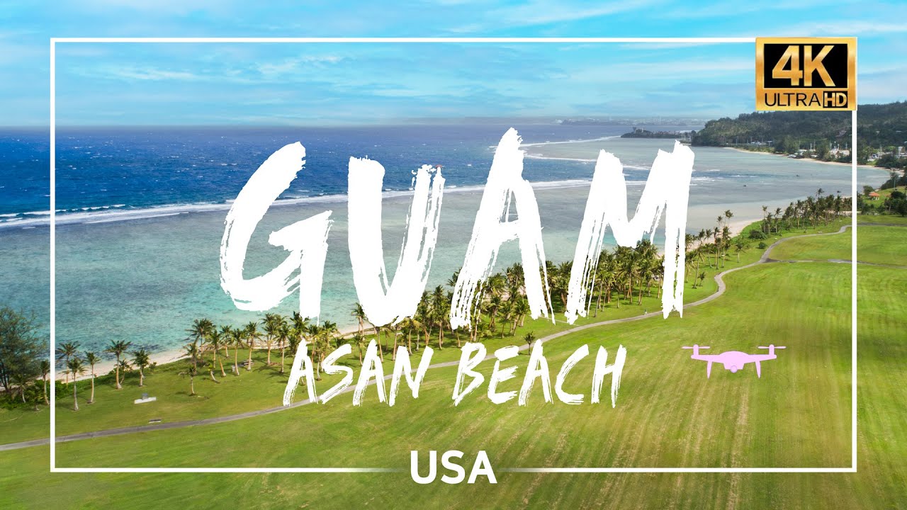 Guam🇺🇸- Asan Beach | Secret Place of Guam | Crystal Waters | National ...