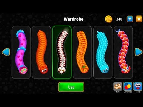 Most Beautiful Worm Skins in Worms Zone.io 😍 - YouTube