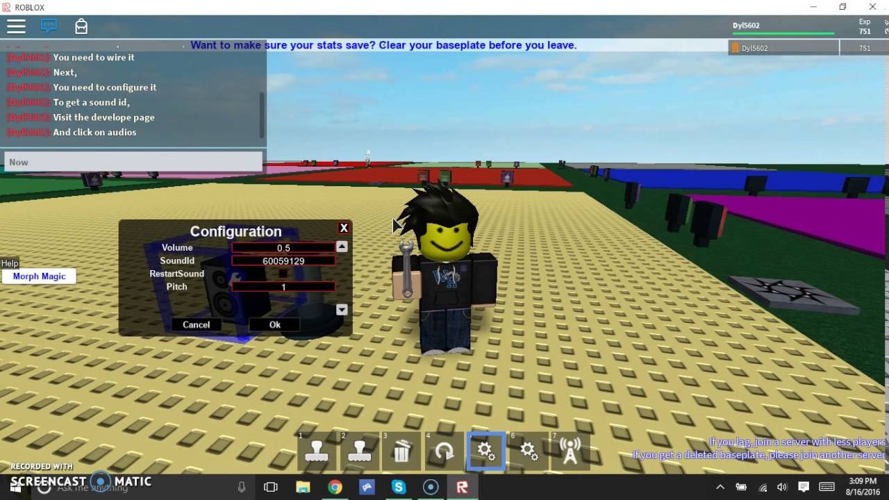 Stamper Building ROBLOX Tutorial: Speakers - YouTube