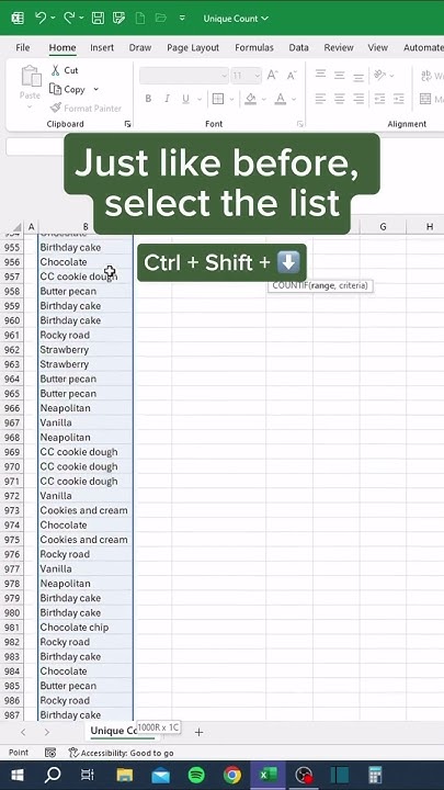 Unique Count Gotechsolutions Excel Exceltips Exceltricks Spreadsheets Corporate