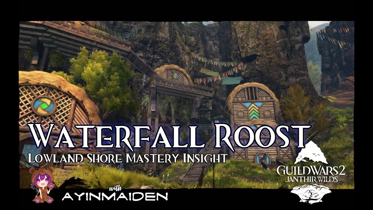 GW2 Lowland Shore Insight: Waterfall Roost - YouTube
