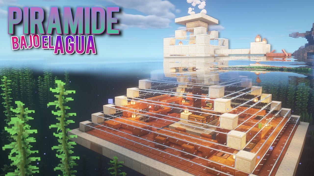 La Casa MÁs Loca De Minecraft Casa Pirámide Bajo El Agua Tutorial
