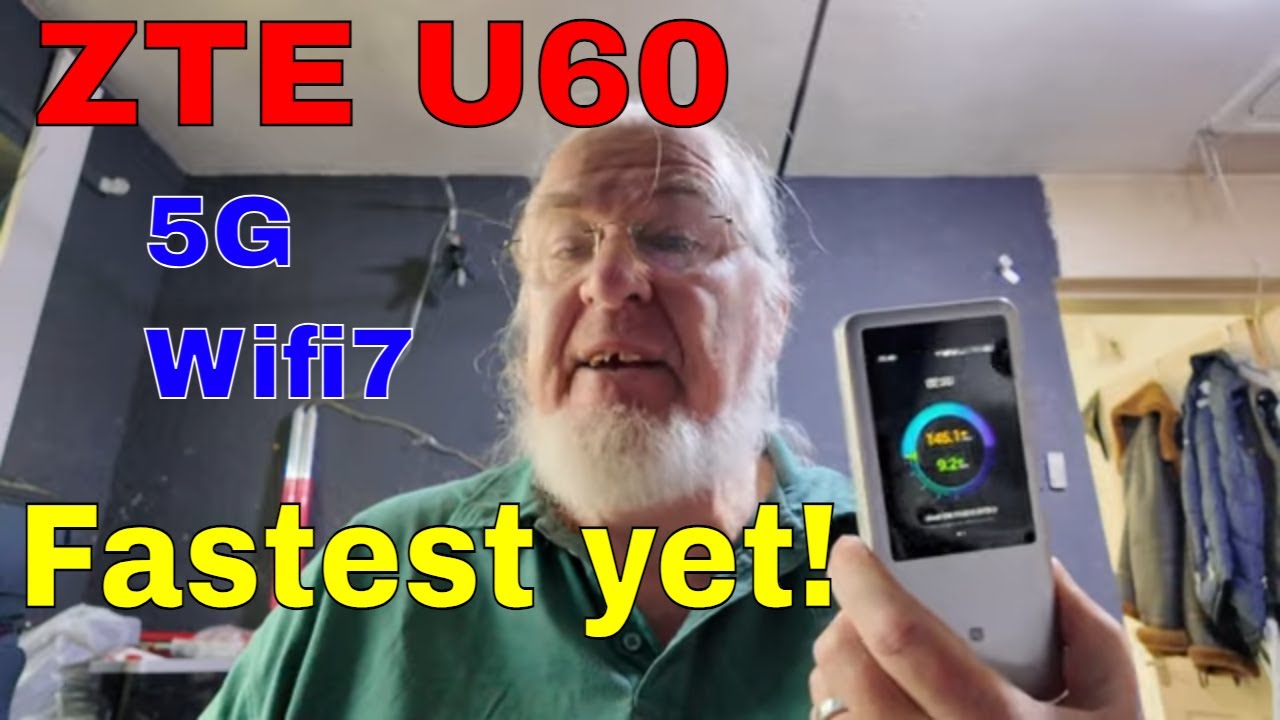 ZTE U60 the fastest 5G cellular router yet - YouTube