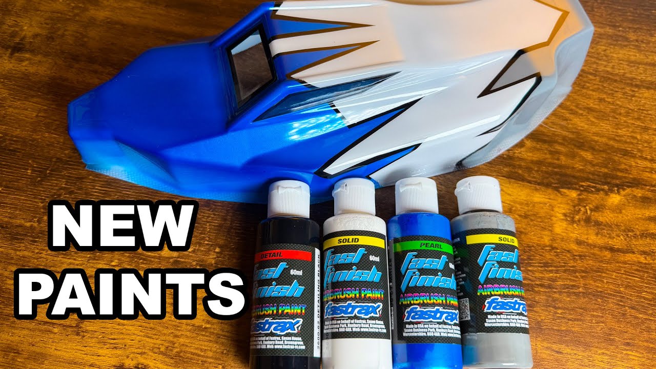 How To Paint An RC Car Body Shell || New Fastrax Airbrush Paints! - YouTube