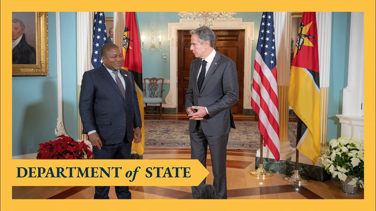 Secretary Blinken meets with Mozambican President Filipe Nyusi in ...