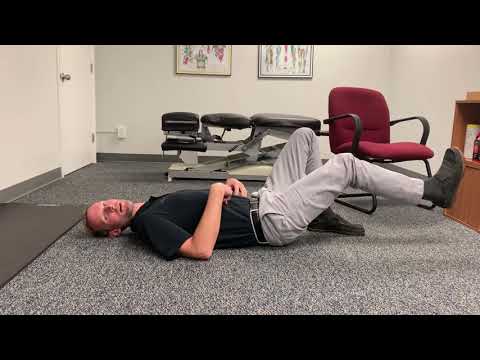 Leg extensions for abdominal wall activation. - YouTube