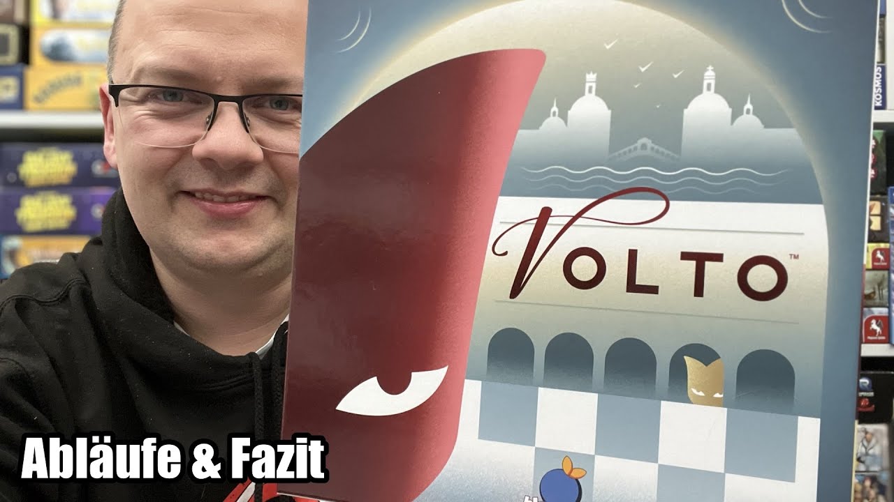 Volto (asmodee) - taktisch - abstrakt und eine Mischung aus Schach und Strategeo - YouTube