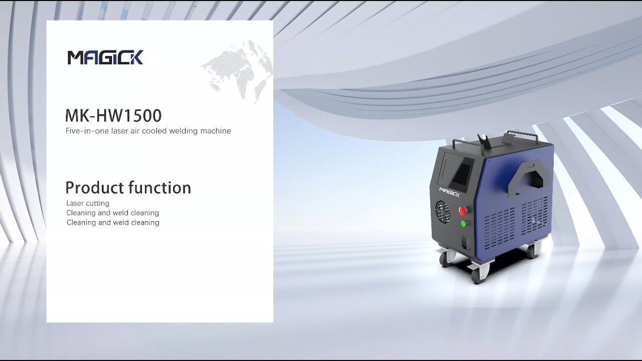 MK-HW1500 Five-in-one air cooled welding machine - YouTube