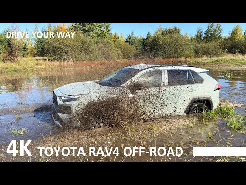 TOYOTA RAV4 HYBRID OFF ROAD TEST in the Mud, Sand, and Water// RAV4 ADVENTURE DRIVING REVIEW