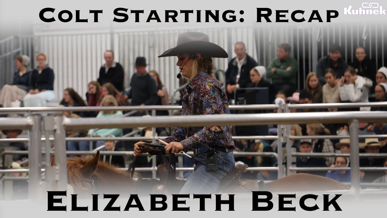 Elizabeth Beck Recap Interview, Colt Starting Competition - YouTube