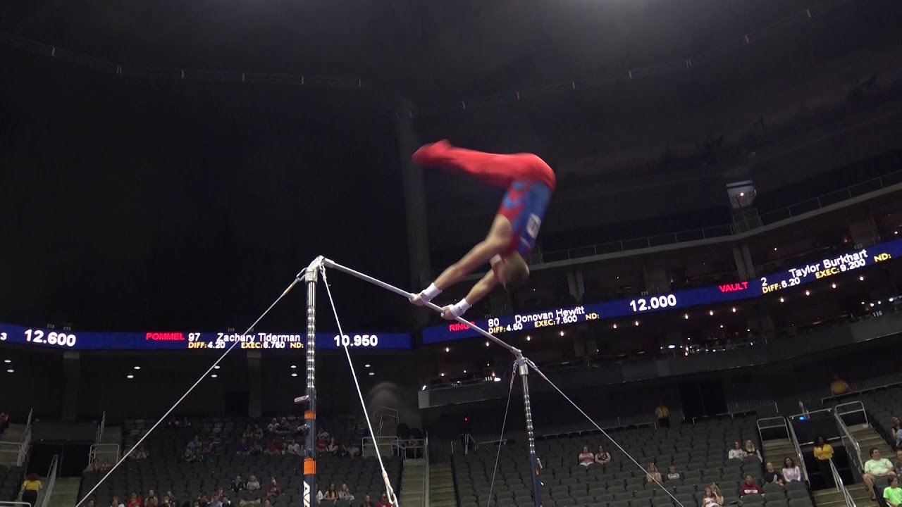 Steven Lukasik – High Bar – 2019 U.S. Gymnastics Championships – Junior ...