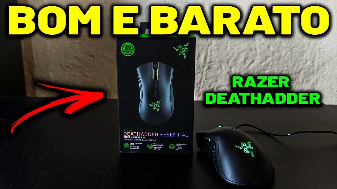 O Melhor Mouse de 100 Reais do Aliexpress - Razer Deathadder Essential ...
