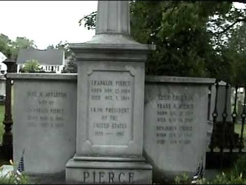 Franklin Pierce's Grave - Concord, NH - YouTube