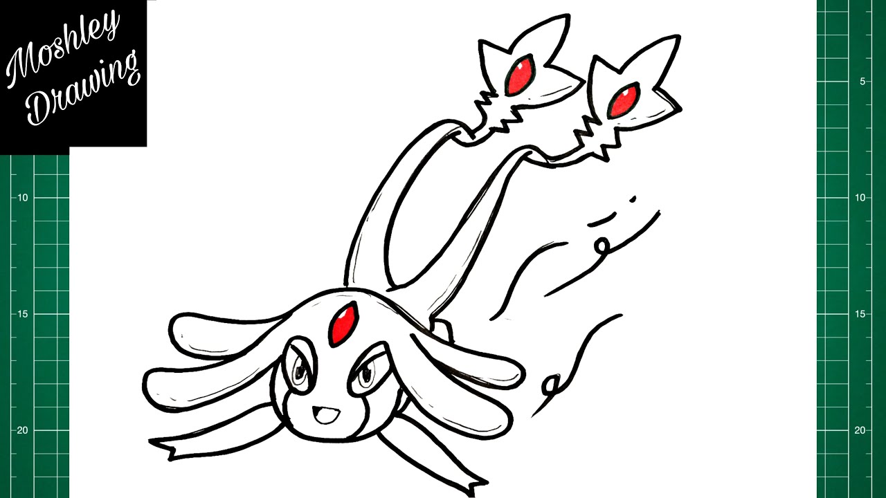 How to Draw Mesprit - Legendary Pokemon - YouTube